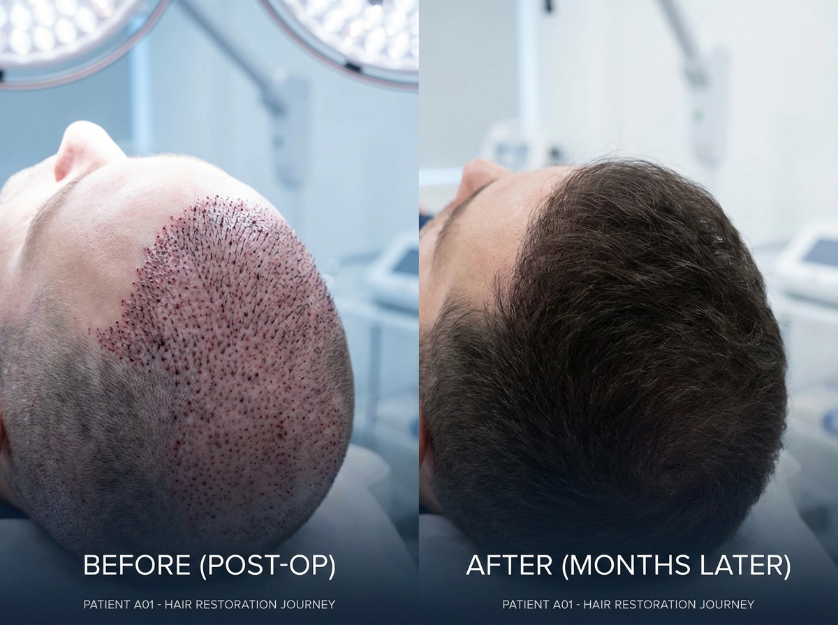 Hair Transplant Results Timeline Month by Month Guide